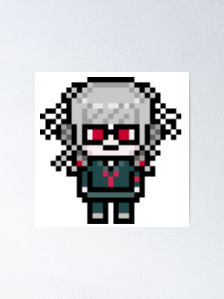 "Peko Pekoyama Pixel Sprite" Poster for Sale by ellalune | Redbubble