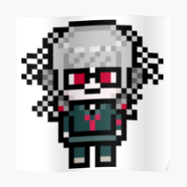 "Peko Pekoyama Pixel Sprite" Poster for Sale by ellalune | Redbubble