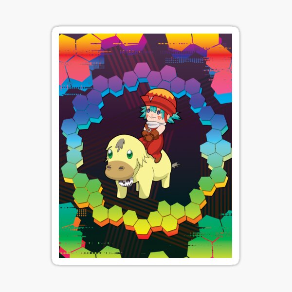 ".Hack Grunty Ride " Sticker for Sale by Eziek | Redbubble