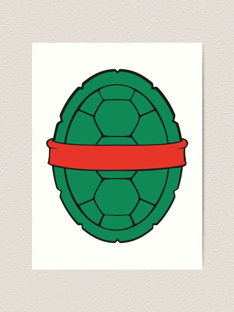"TMNT - Raphael Shell" Art Print by nelson92 | Redbubble