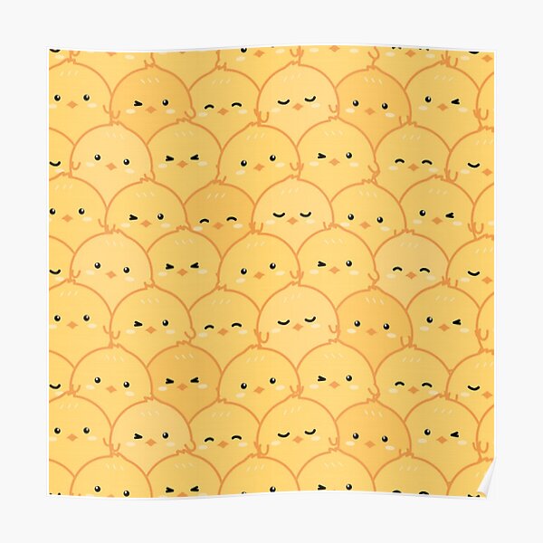 "Piyo Piyo" Poster by kawaiistudio | Redbubble