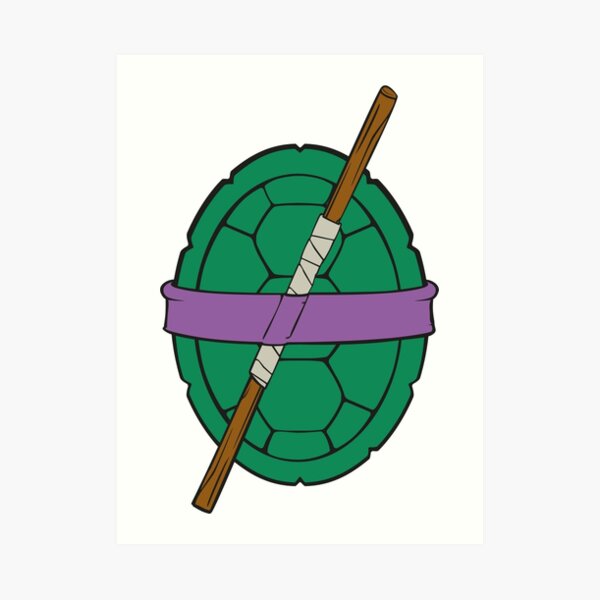 "TMNT - Donatello Shell" Art Print by nelson92 | Redbubble
