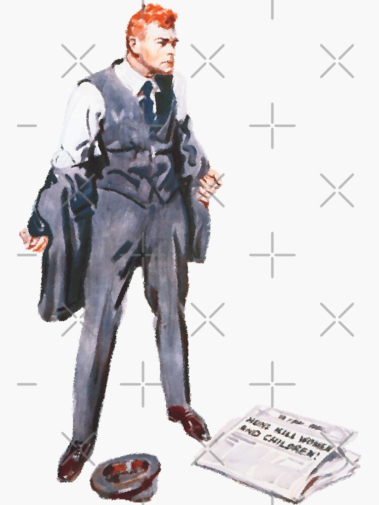 "Anti-Nazi Propaganda" Sticker by kingroy | Redbubble