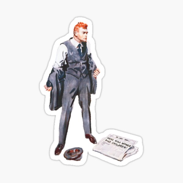 "Anti-Nazi Propaganda" Sticker by kingroy | Redbubble