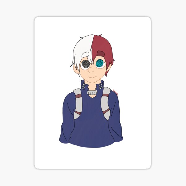 "Shoto Todoroki" Sticker for Sale by Natsuk1 | Redbubble