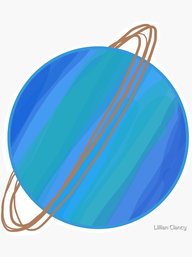 "Planet Uranus sticker" Sticker by google65 | Redbubble