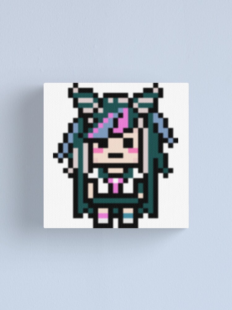 Lienzo «Ibuki Mioda Pixel Sprite» de ellalune | Redbubble