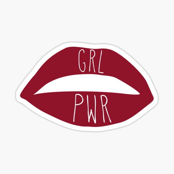 "Grl Pwr/ Girl Power" Sticker for Sale by Chasemallory | Redbubble
