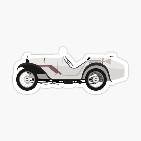 "Austin 7 'Ulster' Sports Car (Aluminium) " Sticker for Sale by ...