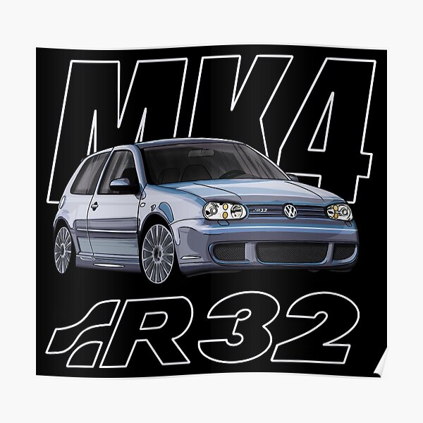 Golf R32 Posters | Redbubble