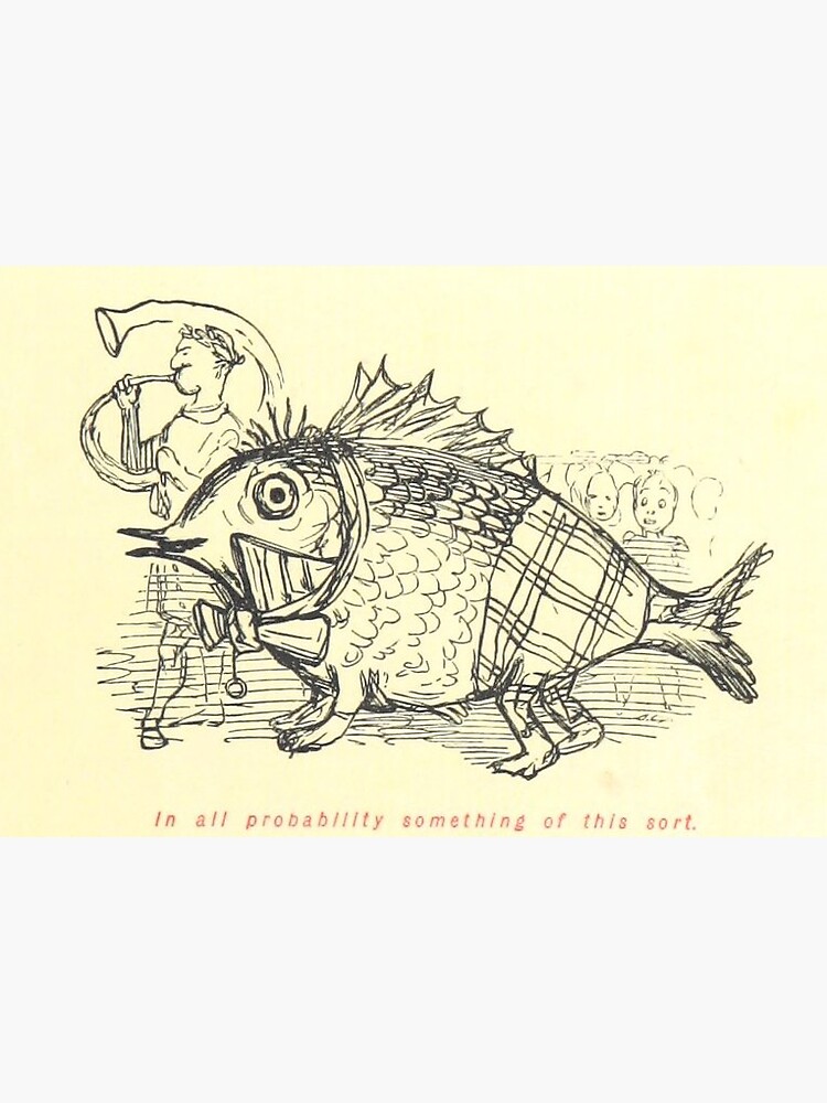"A Sophisticated Fish " Sticker by siroshtonarcane | Redbubble