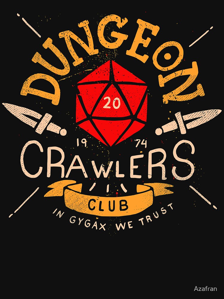 "Dungeon Crawlers Club" T-shirt for Sale by Azafran | Redbubble ...