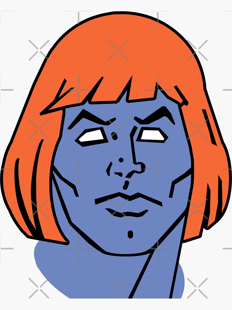 "Faker He Man" Sticker for Sale by stayrad | Redbubble