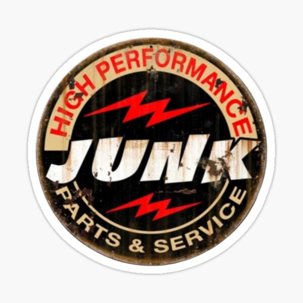 "junk" Sticker for Sale by Fordtinero | Redbubble