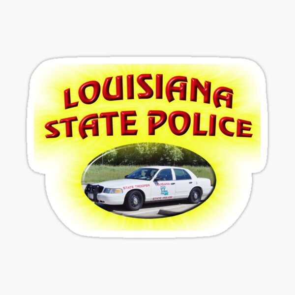 "Louisiana State Police Car" Sticker for Sale by lawrencebaird | Redbubble