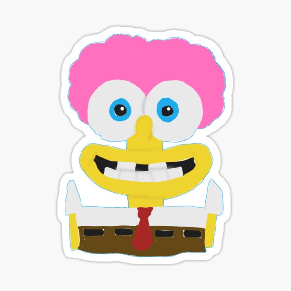 "Halloween Spongebob" Sticker for Sale by vpittore | Redbubble