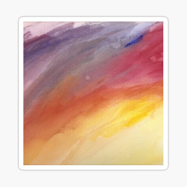 "Watercolor Rainbow" Sticker by esomers | Redbubble