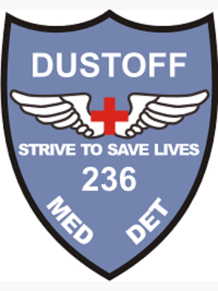 "US Army 236th Dustoff Sticker" Metal Print for Sale by MilitaryPlus | Redbubble
