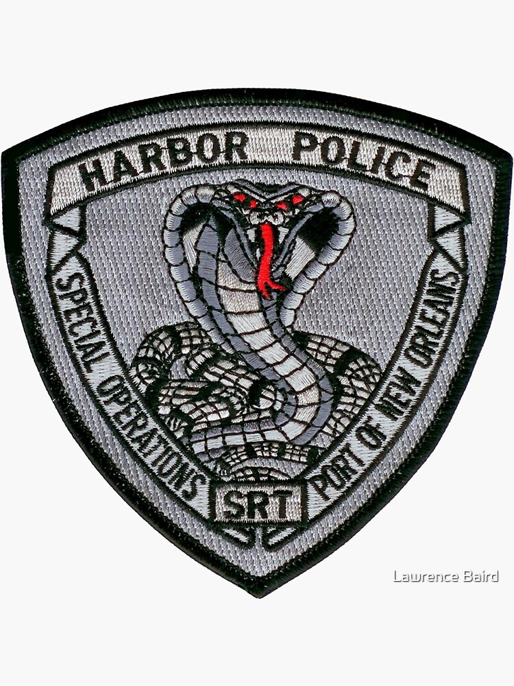"Port of New Orleans Harbor Police" Sticker for Sale by lawrencebaird ...