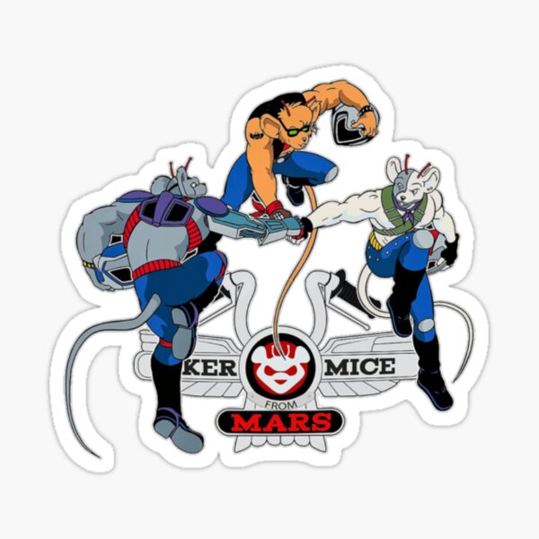 "Biker Mice From Mars" Sticker by -JustJames- | Redbubble