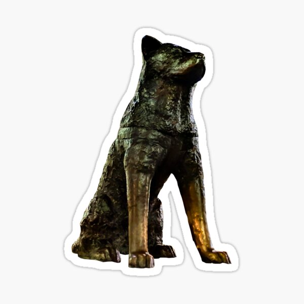 "Hachiko, the Bestest Doggo" Sticker by Sariden | Redbubble