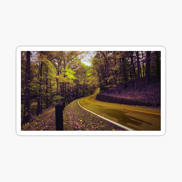 "Purple Pathway" Sticker by dallastxart | Redbubble