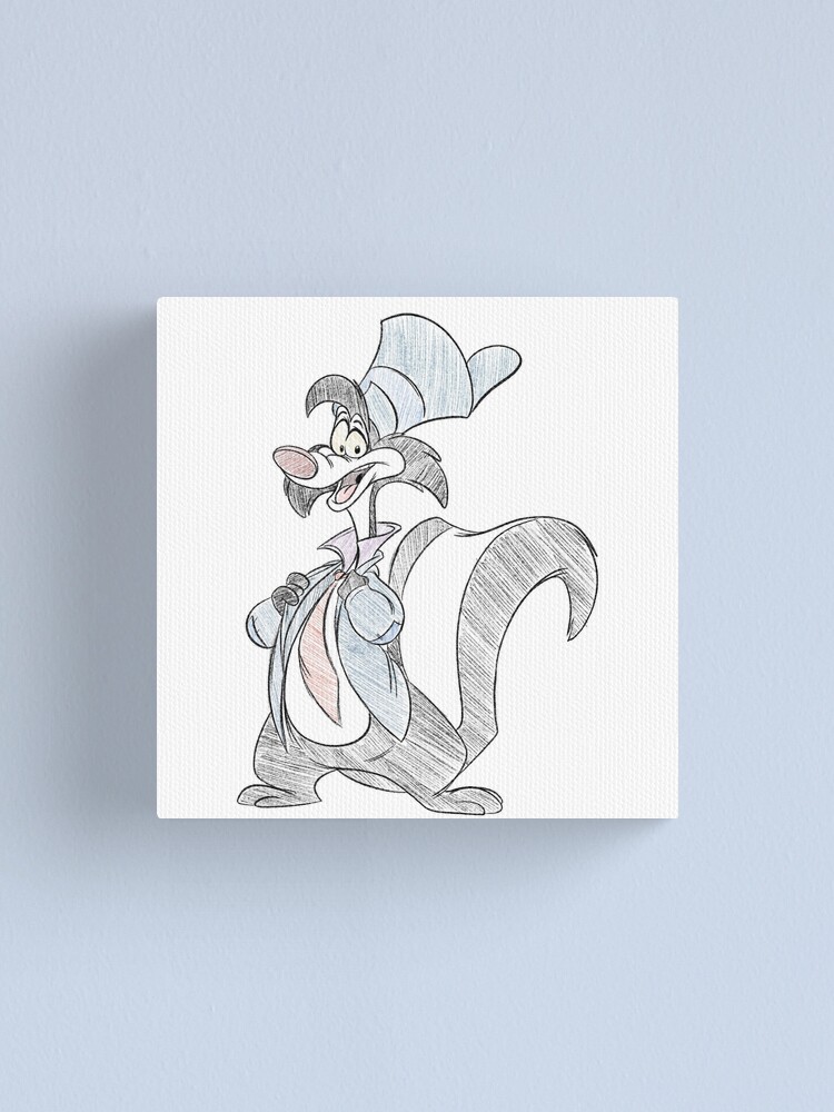 "Skunky Skunk (Bonkers) " Canvas Print by KyleWaugh16 | Redbubble