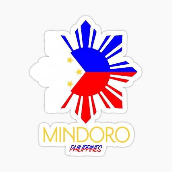 "Mindoro - Philippines Red Blue White Star Flag" Sticker for Sale by ...