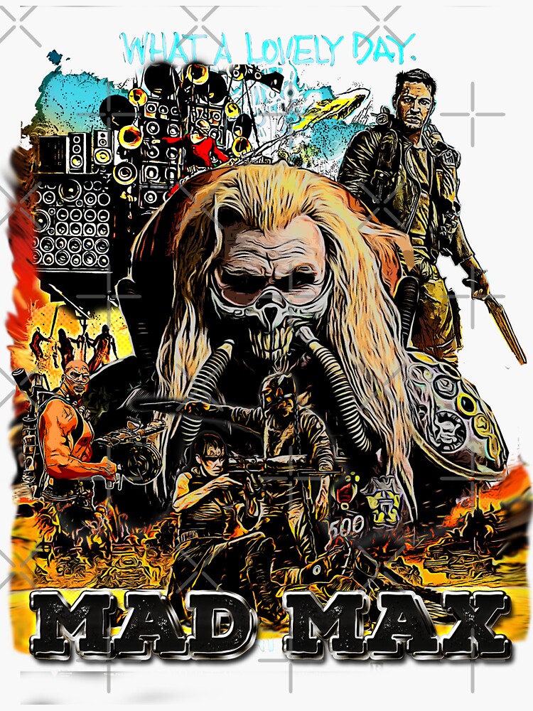 "Mad Max" Sticker for Sale by JTK667 | Redbubble