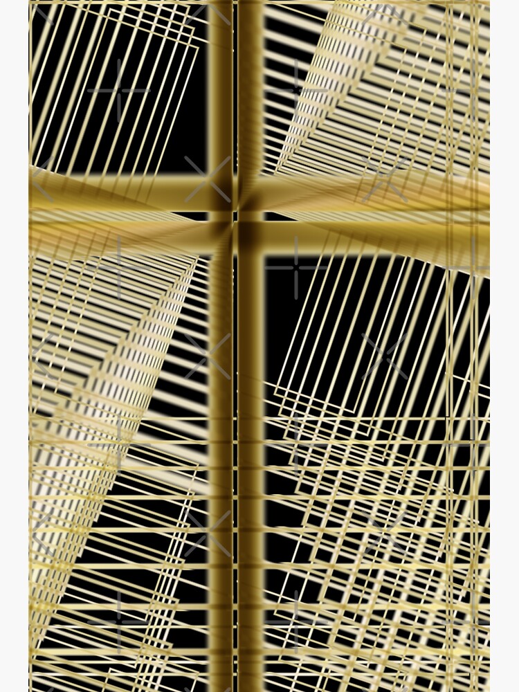 "Cross Grid" Sticker for Sale by mediaMerge | Redbubble