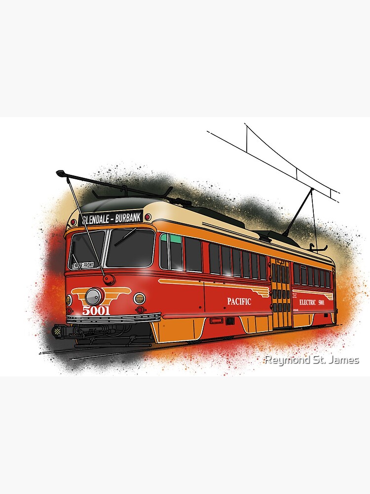 "Pacific Electric PCC" Art Print for Sale by beatlewolf | Redbubble