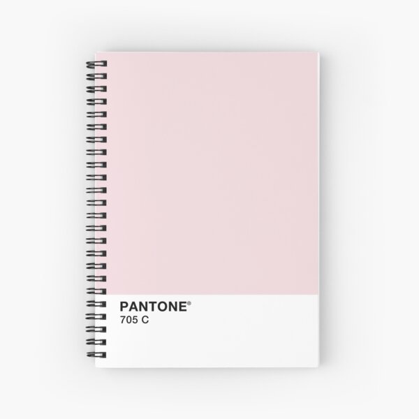 "Pantone Color 705 C" Spiral Notebook by mitchgraney | Redbubble