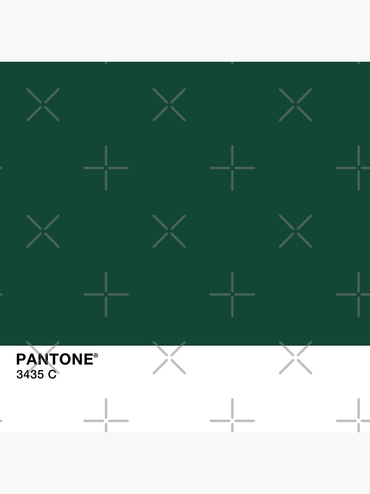 "Pantone Color 3435 C" Poster for Sale by mitchgraney | Redbubble