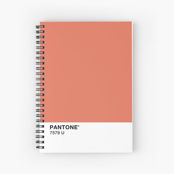 "Pantone Color 7579 U" Spiral Notebook by mitchgraney | Redbubble