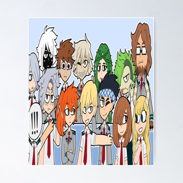 "class 1b group picture" Poster for Sale by kixetinu | Redbubble