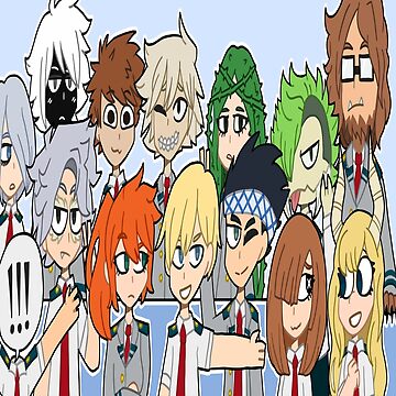 "class 1b group picture" Sticker for Sale by kixetinu | Redbubble