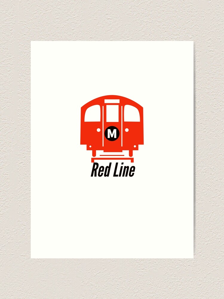 "Metro Red Line Los Angeles" Art Print by trqffic | Redbubble