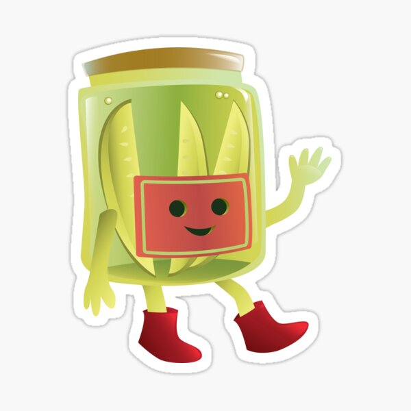"Pickle Dude" Sticker for Sale by coriredford | Redbubble
