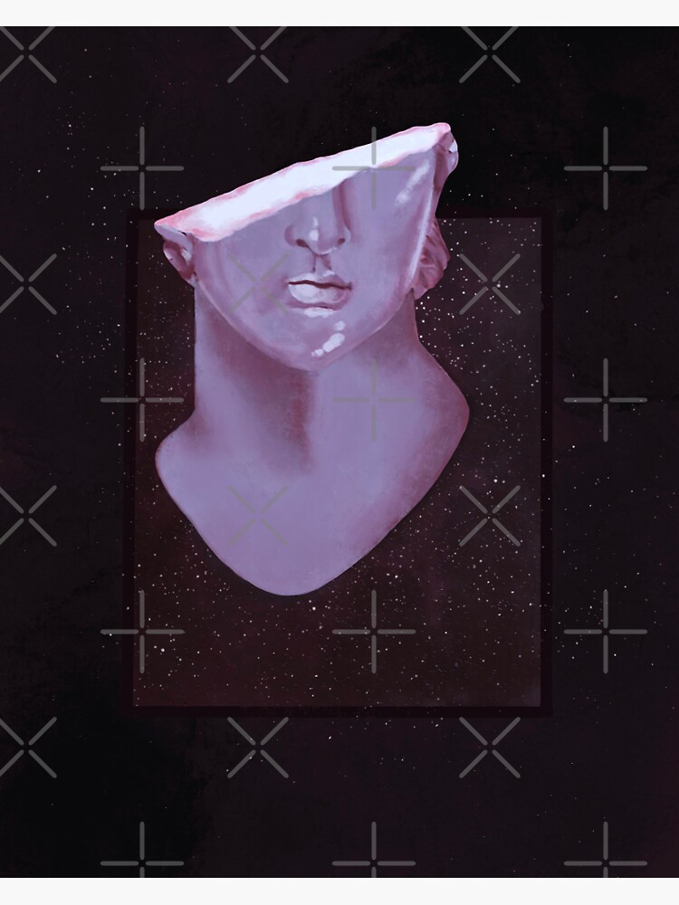 "busted bust floating about" Sticker by virgoartstudio | Redbubble