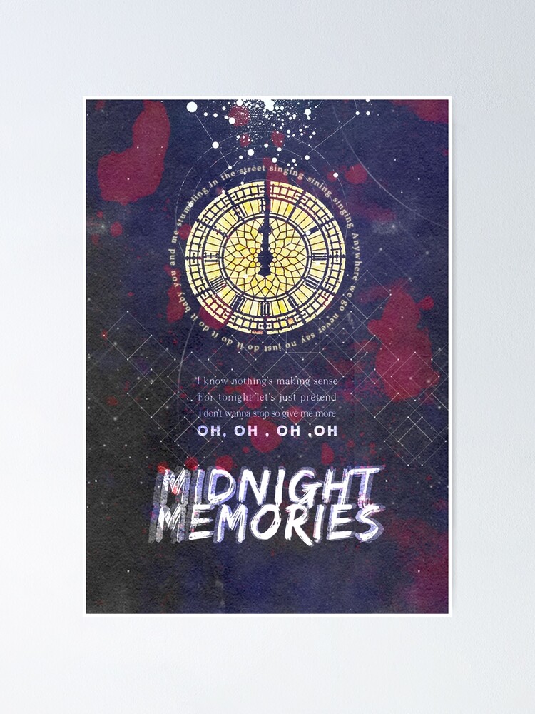"Midnight Memories" Poster for Sale by cuphaz | Redbubble