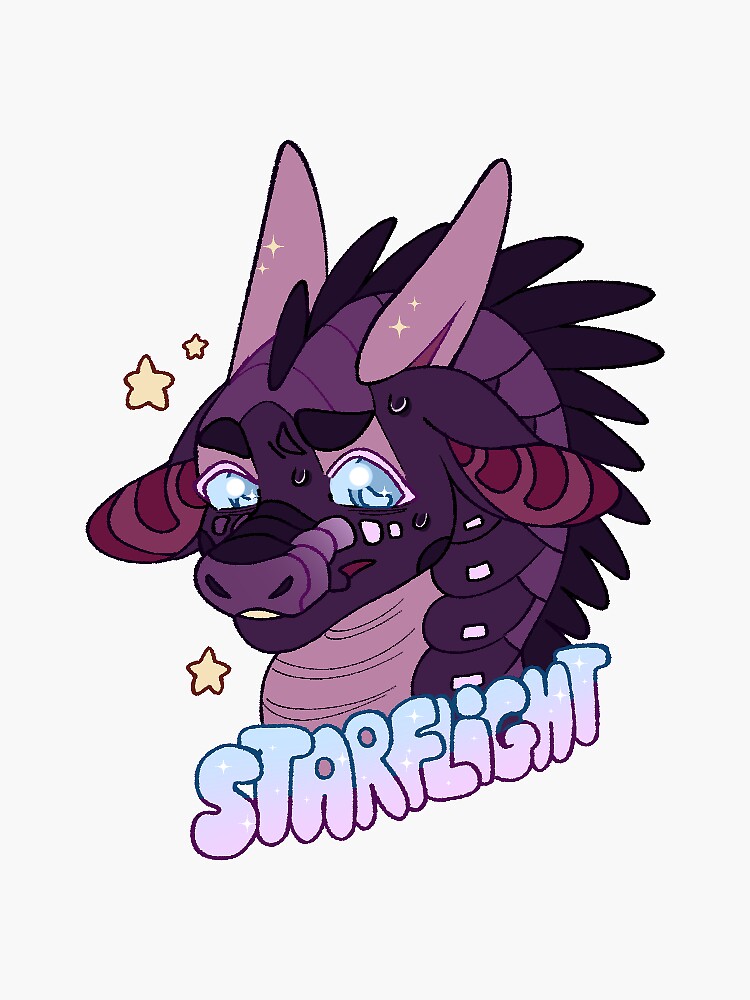 "Wings Of Fire WOF Starflight" Sticker for Sale by magikitty | Redbubble