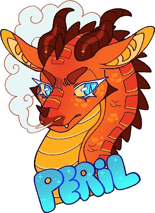 "Wings Of Fire WOF Peril" by Maxwell Maxpawb | Redbubble