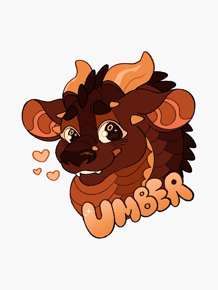 "Wings Of Fire WOF Umber" Sticker for Sale by magikitty | Redbubble