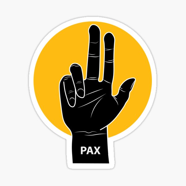"PAX" Sticker by CatholicHeart | Redbubble