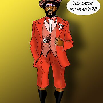 "Mongo Slade from Let's Do it Again" Poster for Sale by timzartwork ...