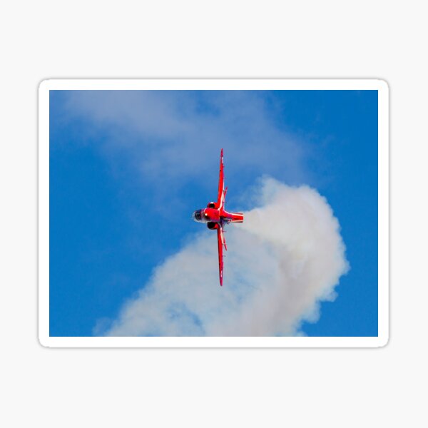 "RAF Red Arrows Hawk" Sticker by captureasecond | Redbubble
