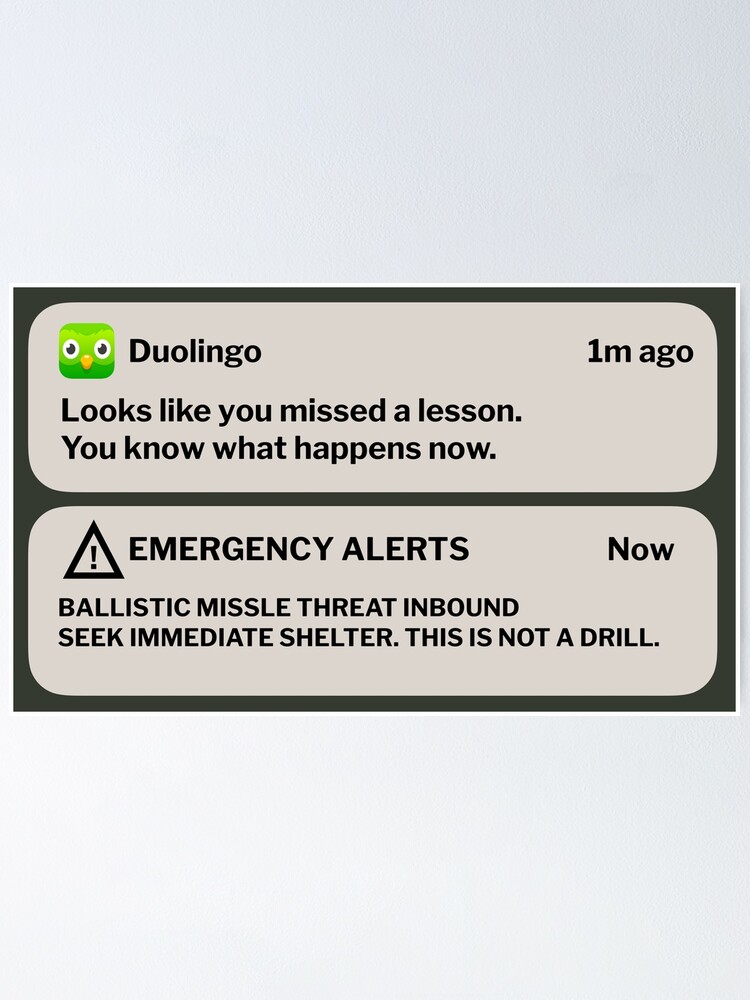 "Evil Duolingo Owl" Poster by JackCurtis1991 | Redbubble