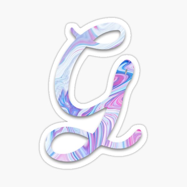 "Letter G" Sticker for Sale by Yellowbubbless | Redbubble