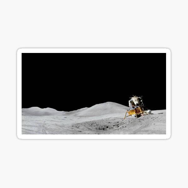 "Apollo Lunar Module On Lunar Surface" Sticker for Sale by dega4560 ...