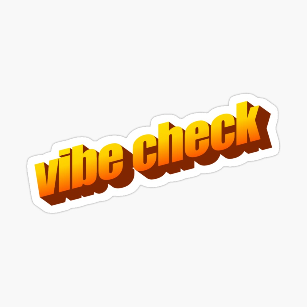 Prints Vibe Check Word Art Poster Print Art & Collectibles Digital ...